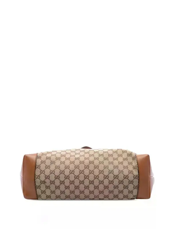 Gucci 2016-2026 Gg Canvas Web Tote Bag
