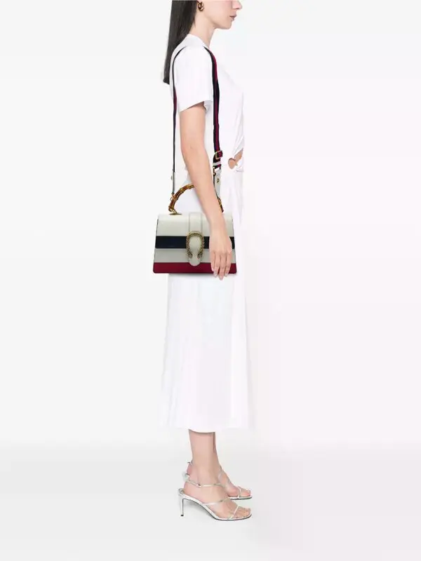 Gucci 2016-2026 Medium Calfskin Bamboo Dionysus Web Satchel