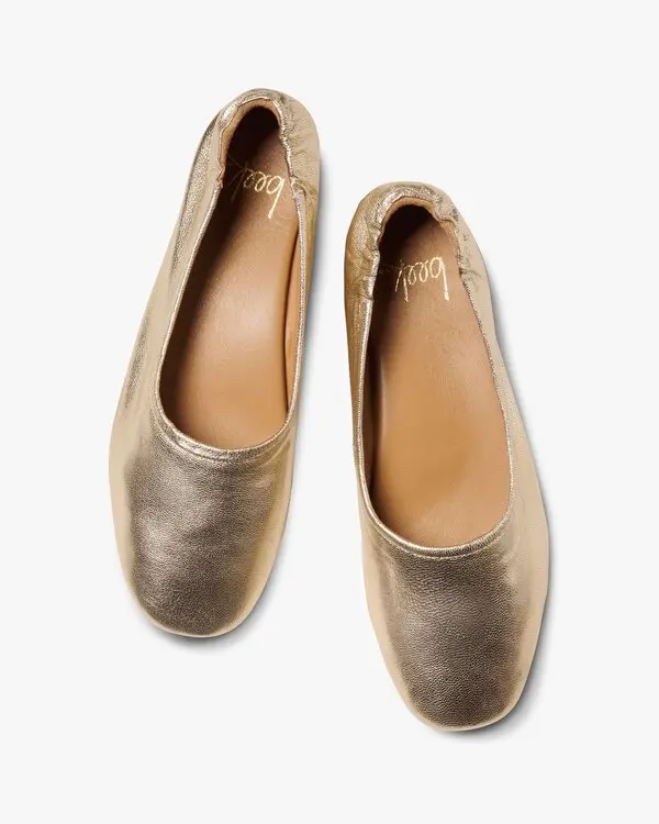 Beek Swan Leather Ballet Shoe