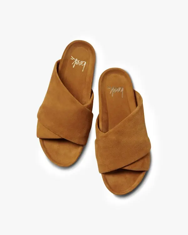 Beek Kea Suede Slide Sandal - Tan