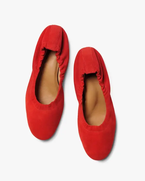 Beek Lina Suede Ballet Heel