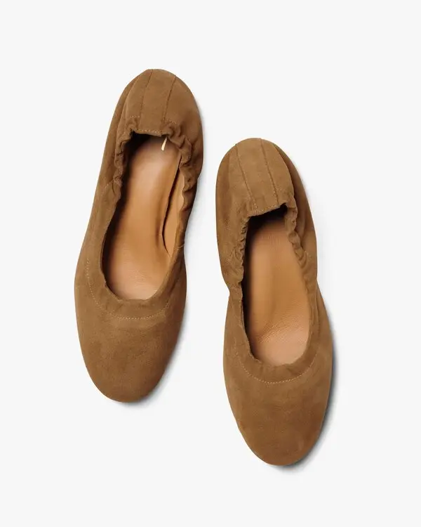 Beek Lina Suede Ballet Heel