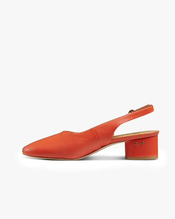 Beek Lora Leather Ballet Slingback Heel