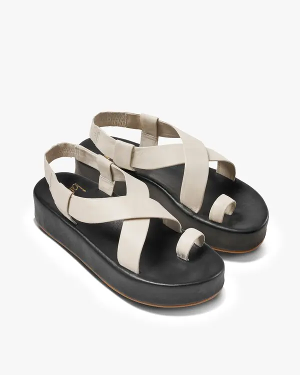 Beek Caracara Leather Platform Sandal