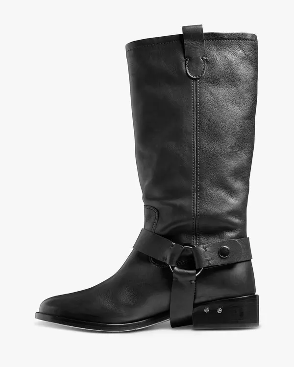 Beek Kestrel Leather Tall Boot With Removable Strap