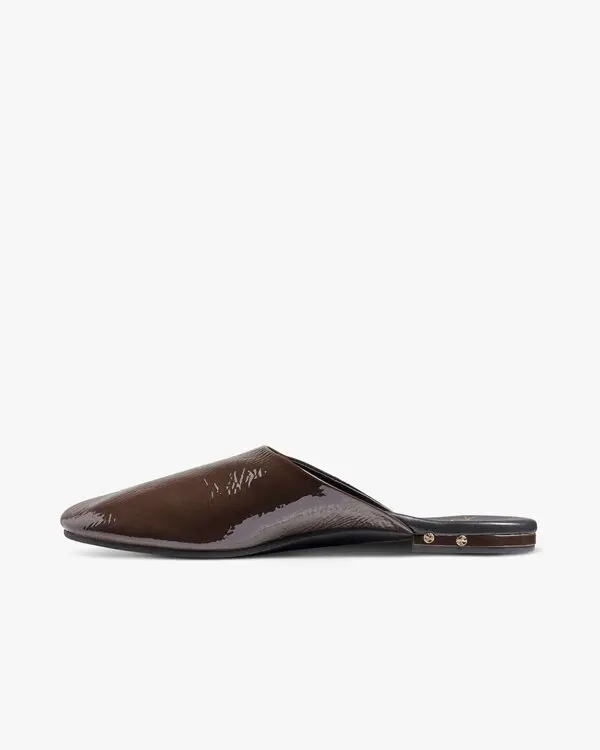 Beek Blackbird Patent Leather Mule