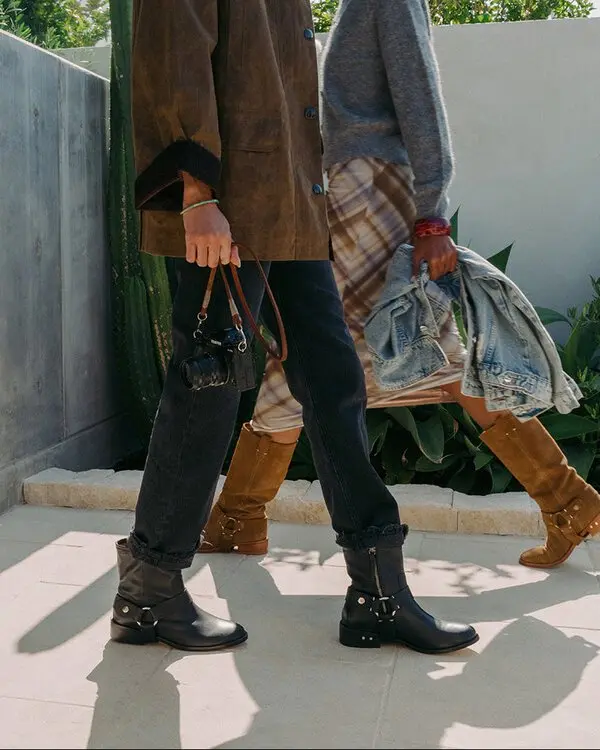 Beek Grackle Leather Boots With Removable Strap
