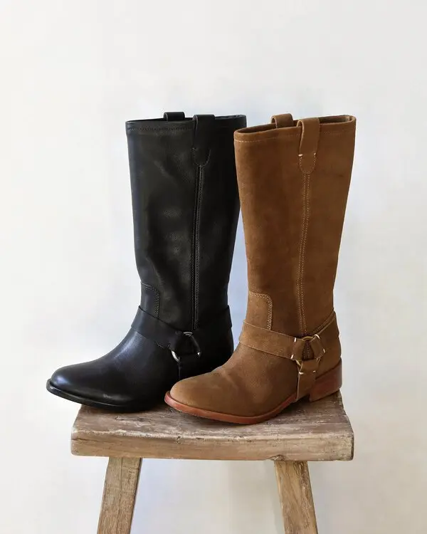 Beek Kestrel Suede Tall Boot With Removable Strap