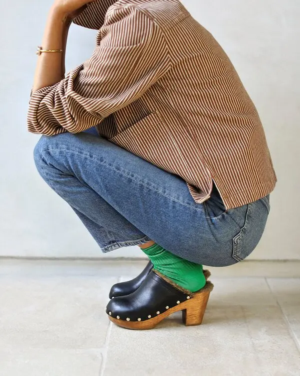 Beek Woodpecker Shearling Clog