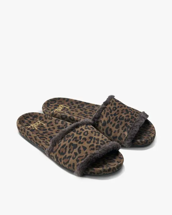 Beek Gallito Shearling Suede Slide Sandal