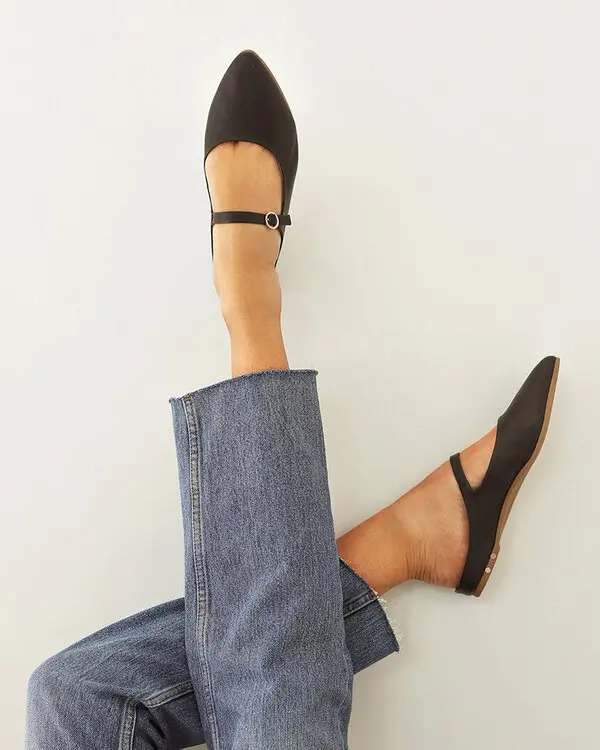Beek Swallow Leather Ballet Mule