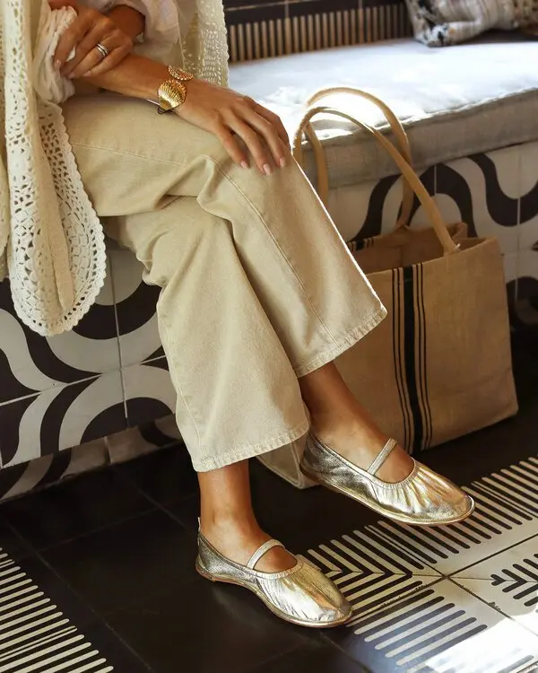 Beek Petey Leather Ballet Flat