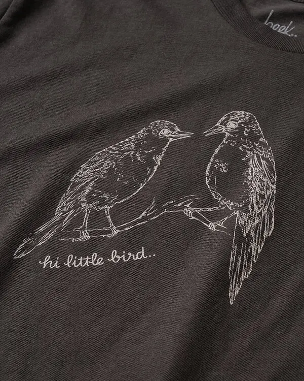 Beek Feather Tee Shirt - Black