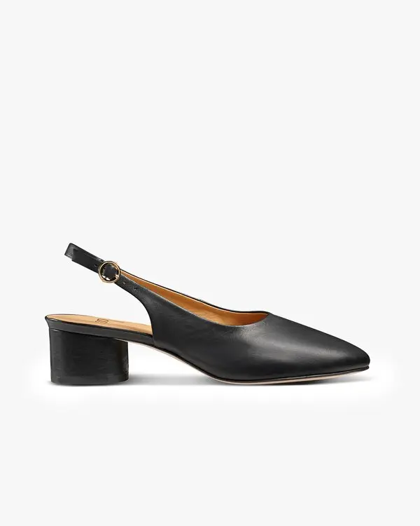 Beek Lora Leather Ballet Slingback Heel
