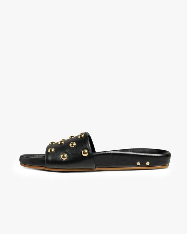 Beek Gallito Stud Leather Slide Sandal