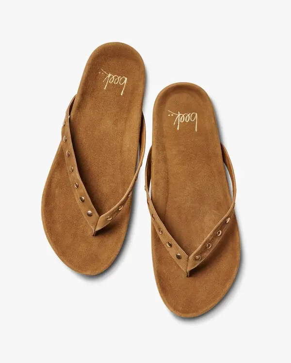 Beek Tringa Leather Thong Sandal
