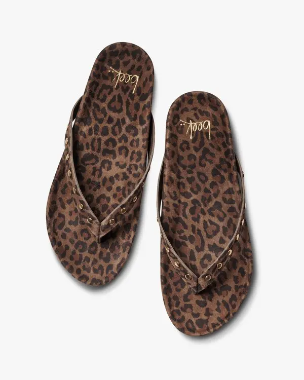 Beek Tringa Leather Thong Sandal