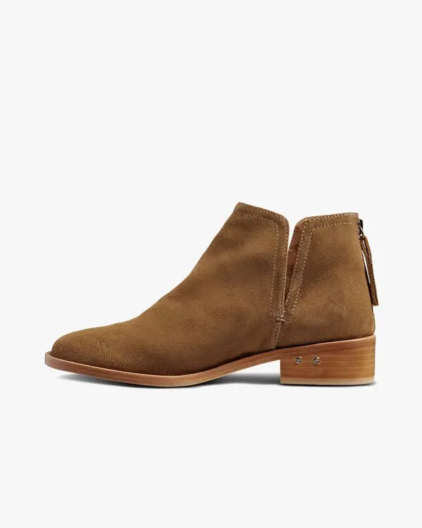 Beek Falcon Suede Ankle Bootie - Tan