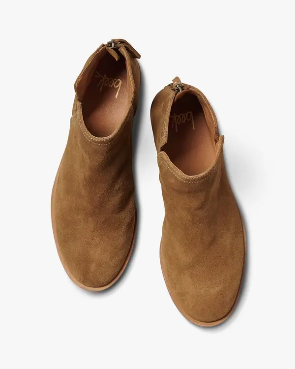 Beek Falcon Suede Ankle Bootie - Tan