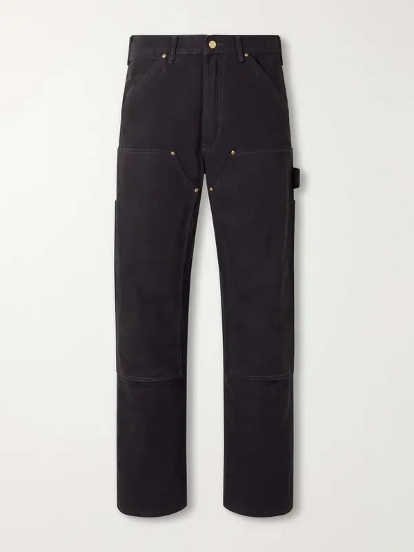 Polo Ralph Lauren Straight-leg Double-knee Cotton-canvas Trousers