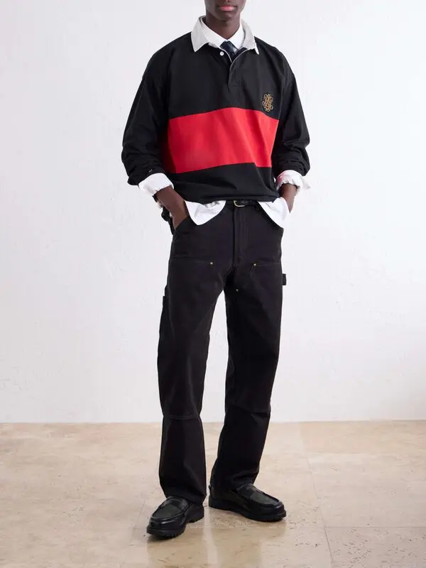Polo Ralph Lauren Straight-leg Double-knee Cotton-canvas Trousers