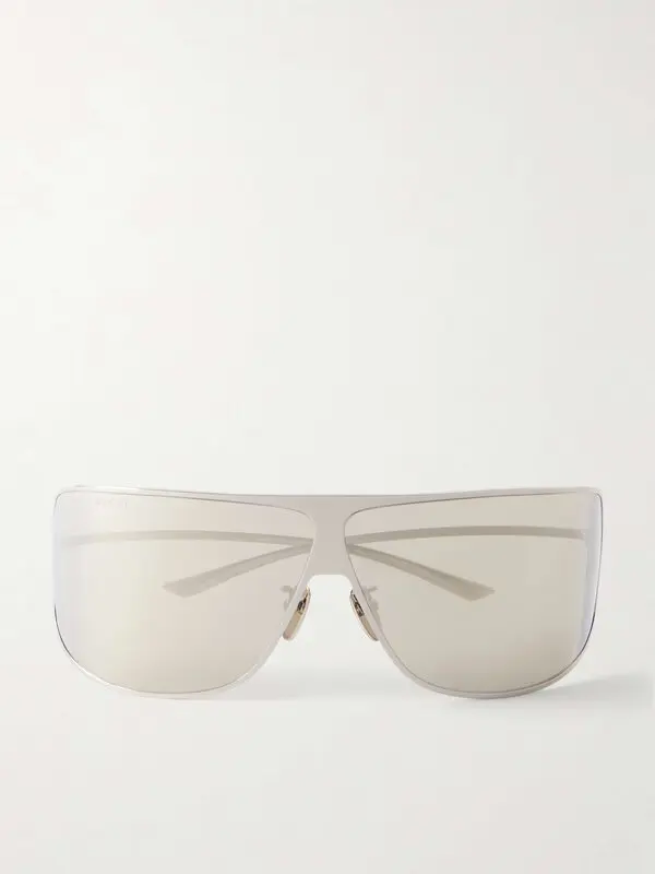 Gucci Aviator-style -tone Sunglasses - Silver