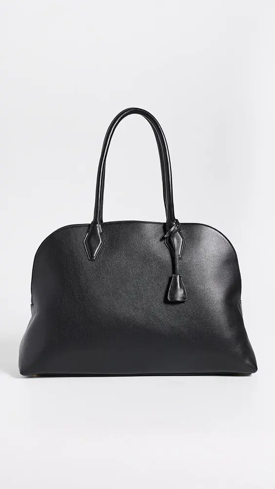REFORMATION Oversized Seraphina Tote - Black Leather