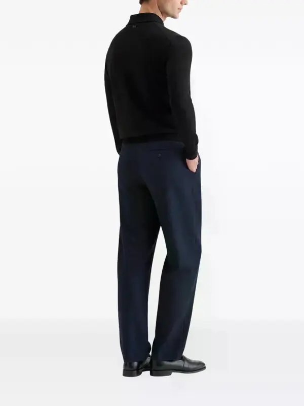 Agnona Pleated Straight-leg Trousers