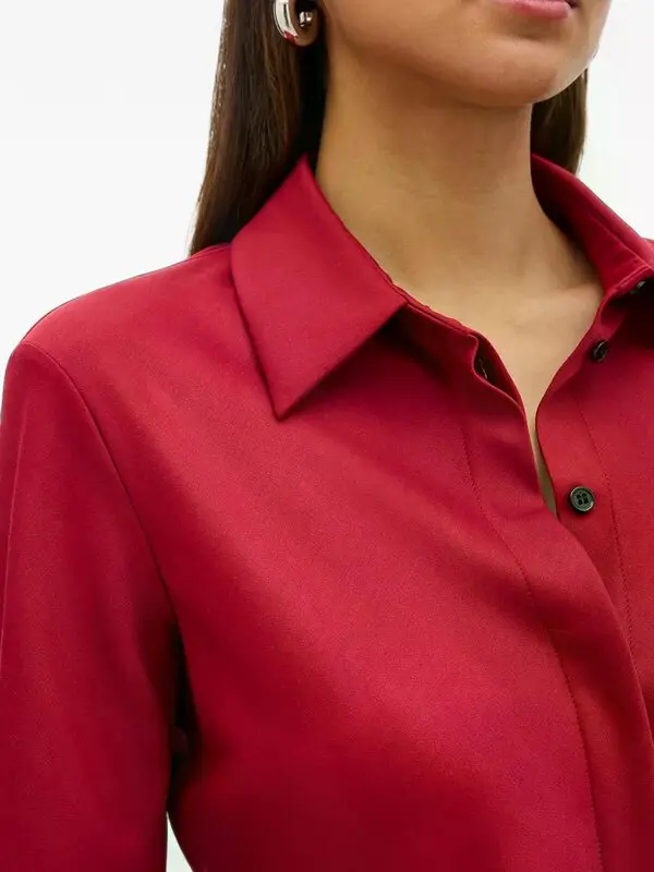 Another Tomorrow Bias-cut Shirt