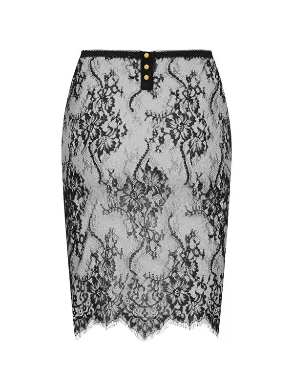 SCANDALE Inspiration Divine Lace-trim Slip Skirt