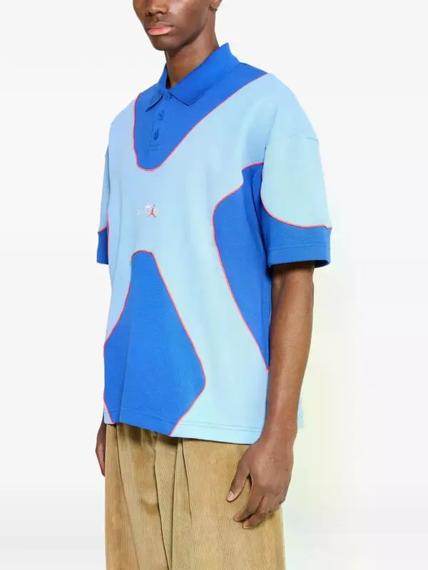 JORDAN X Awake Ny Colour-block Polo Shirt