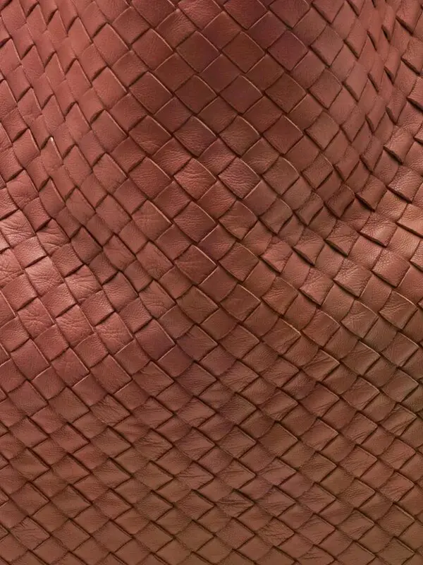 Bottega Veneta Medium Garda Intrecciato Tote Bag - Red