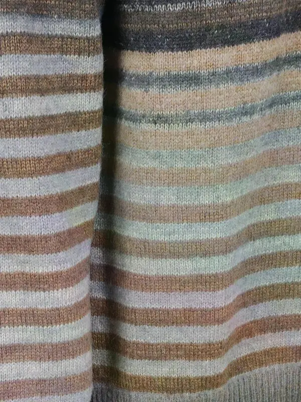 DONDUP Striped Crew-neck Sweater