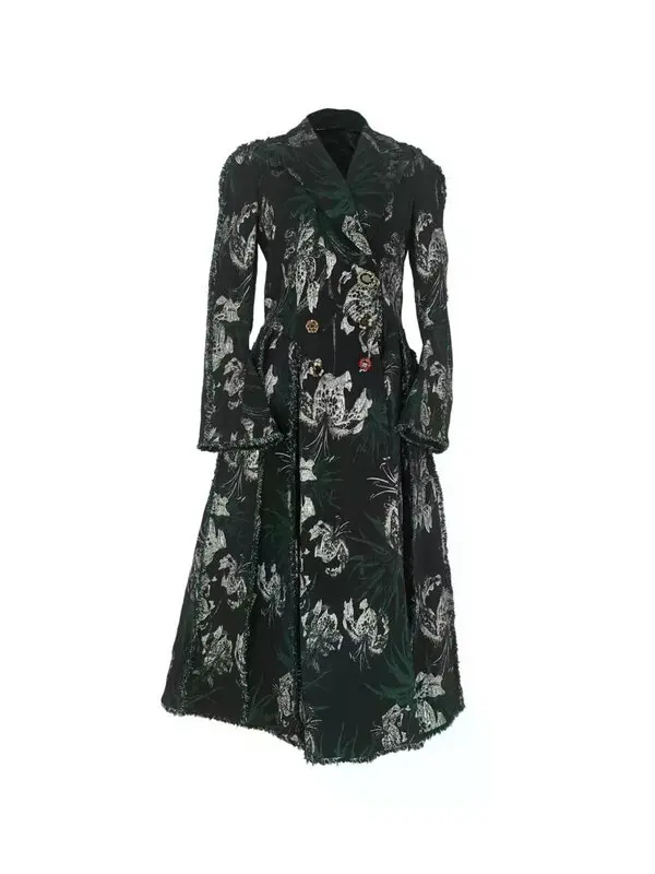 Erdem 2010s Baxter Double-breasted Dress - Black