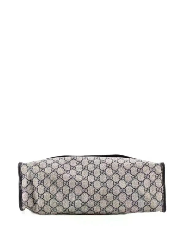 Gucci Web Loop Messenger Gg Coated Canvas Large Crossbody Bag