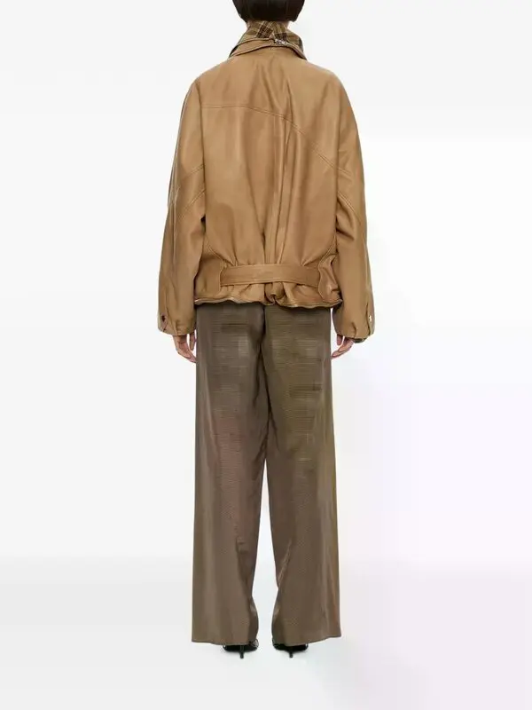 Christopher Esber Mercer Double Leather Jacket