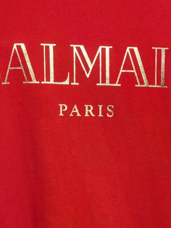 Balmain Logo Printed Sleeveless T-shirt