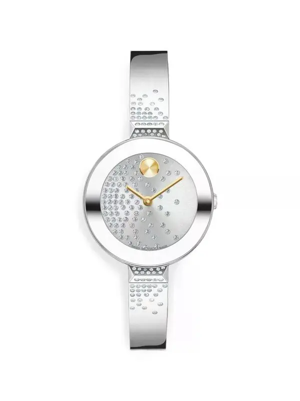Movado Bold Crystal-embellished 28mm Watch