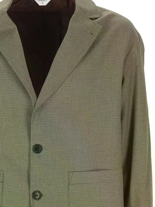 WOODEN Brad Houndstooth Single-breasted Blazer