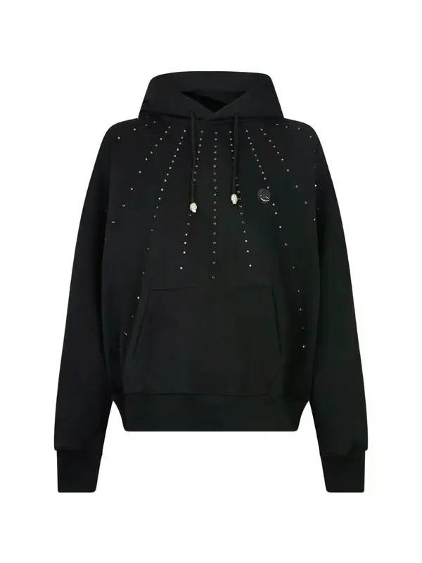 John Richmond Starlight Stud-embellished Drawstring Hoodie