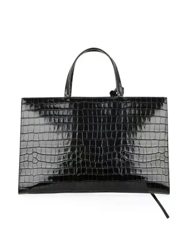 John Richmond Croc-effect Zip-detail Tote Bag