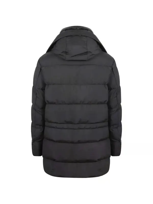 MOORER Quilted Hooded Jacket