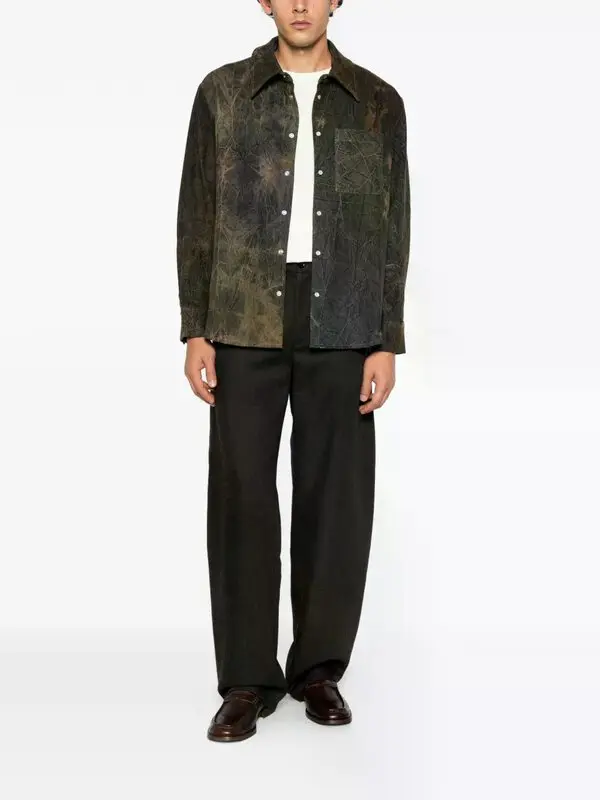 Séfr Overdyed Button-down Shirt