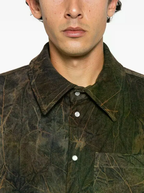 Séfr Overdyed Button-down Shirt