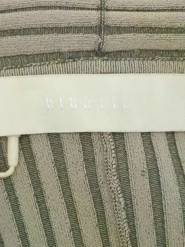 DION LEE Twist-detail Rib-knit Dress