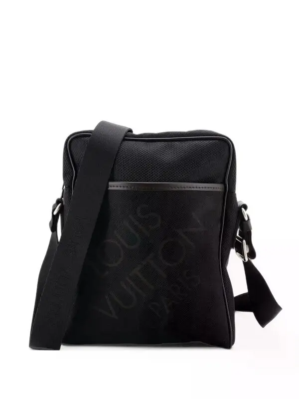 LOUIS VUITTON Citadin Messenger Bag Damier Geant Canvas Crossbody Bag - Black