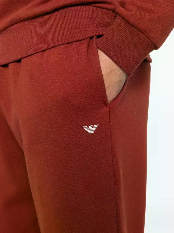 Emporio Armani Logo-embroidered Striped-trim Tracksuit