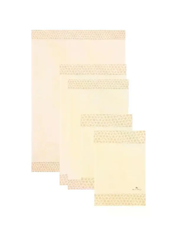 Etro Paisley-border Terry Towels