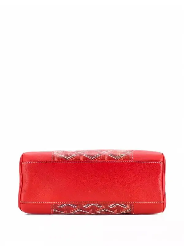 Goyard Saigon Top Handle Bag Coated Canvas With Leather Mini Shoulder Bag