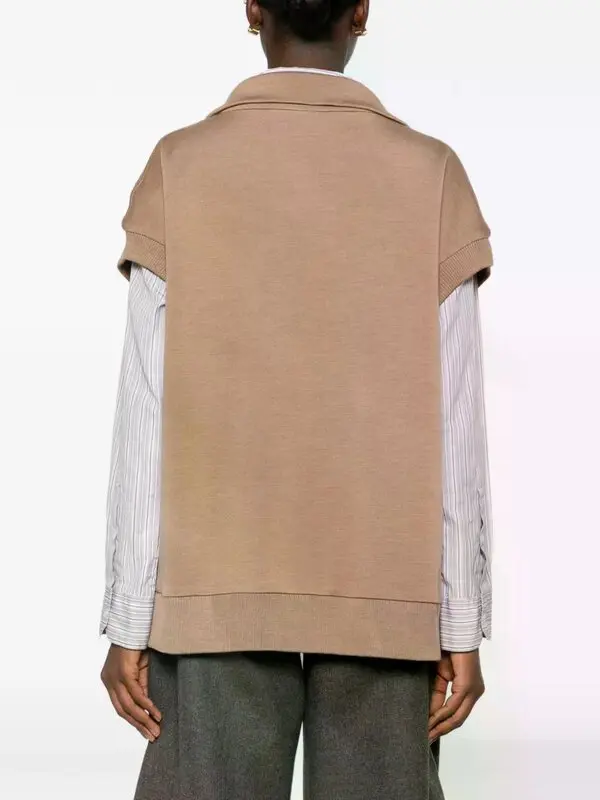 Max Mara Drawstring High-neck Gilet